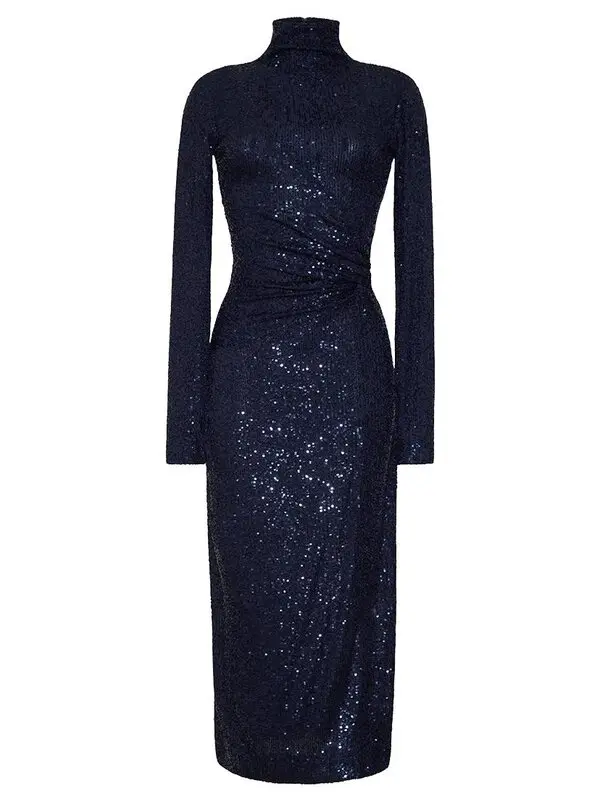 Cara Cara Ryan Midi Dress - Midnight Sequins