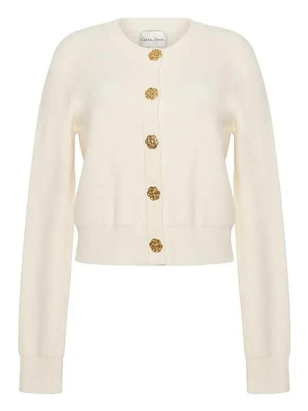 Cara Cara Ellery Cardigan - White
