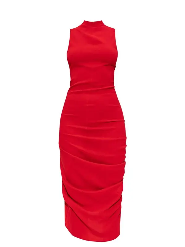 Jacquemus Sleeveless Midi Dress - Red