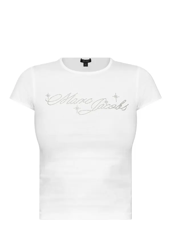 Marc Jacobs Logo Cotton Top - White