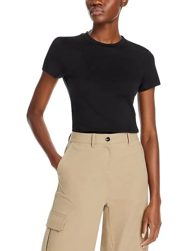 Theory Apex Tiny Tee - Black