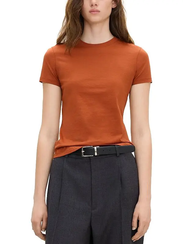 Theory Apex Tiny Tee - Umber