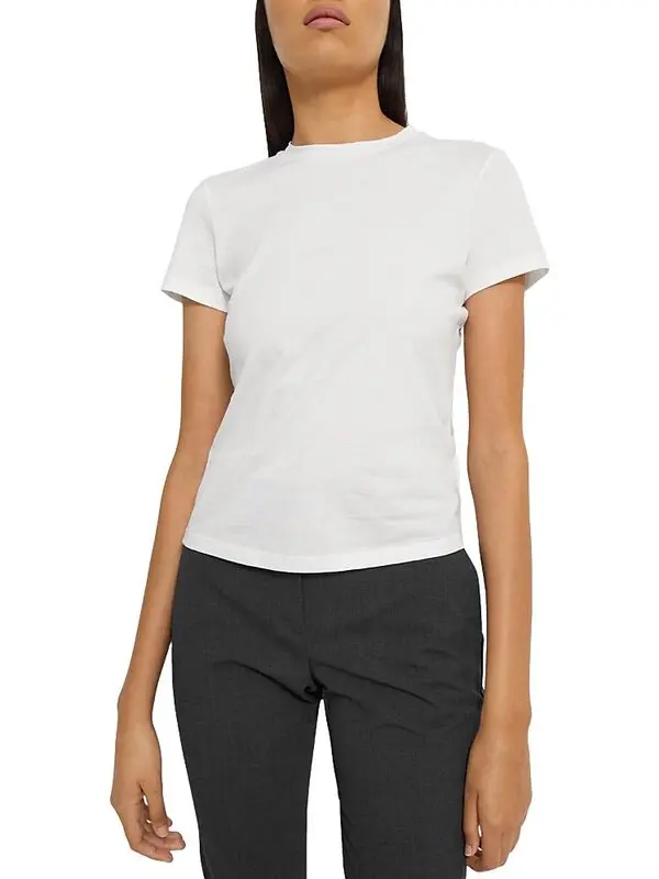 Theory Apex Tiny Tee - White