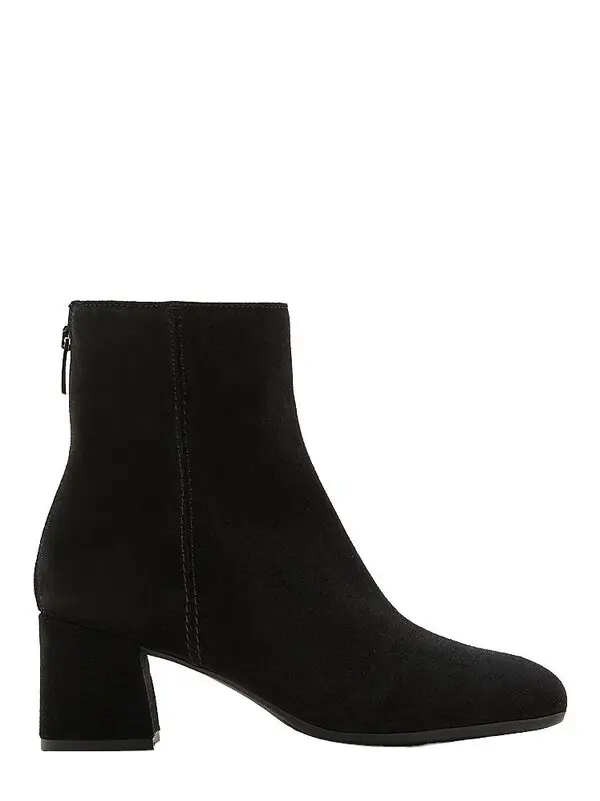 La Canadienne Suede Ankle Boots - Black