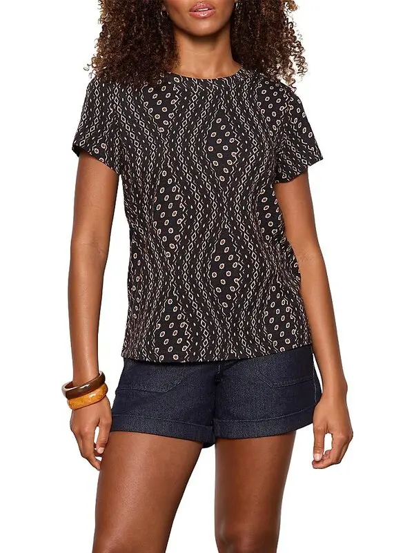 Sanctuary Organic Cotton Blend Printed T-shirt - Rhythmic