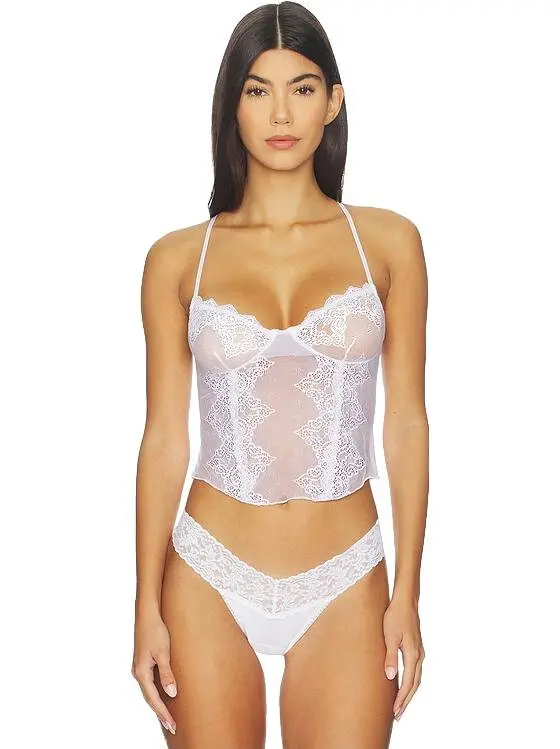 Only Hearts So Fine Corset Cami - White
