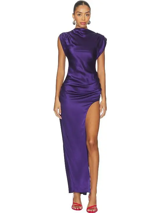 Amanda Uprichard Biella Maxi Dress - Galactic