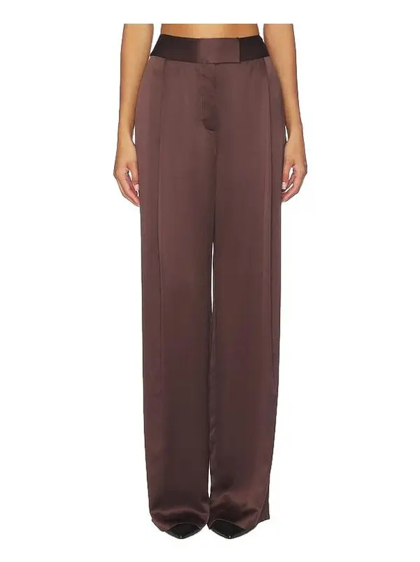 THE SEI Relaxed Trouser - Cocoa
