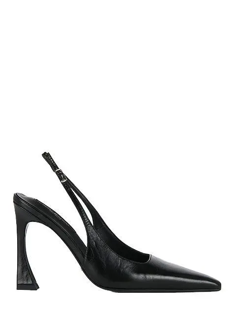 TONY BIANCO Sassy Slingback Heel - Black Crinkle