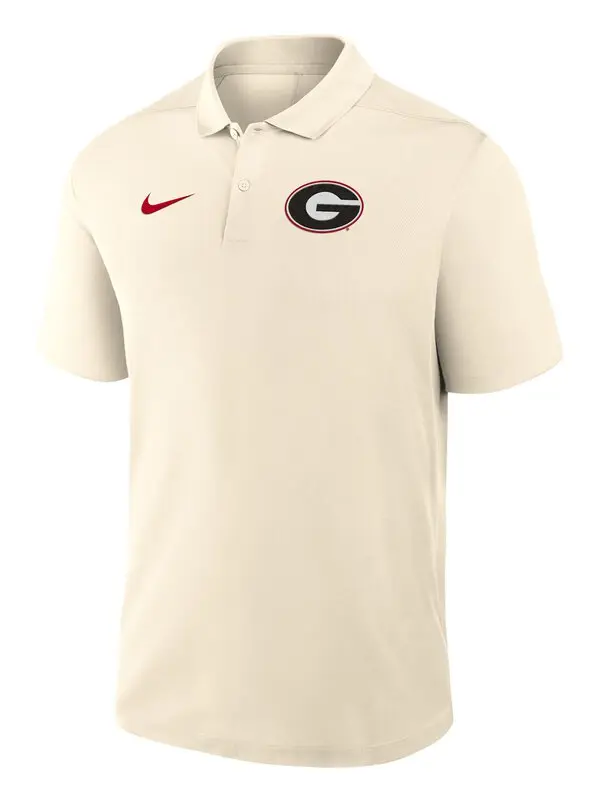 Nike Georgia Victory Primary Logo Dri-fit College Polo - Brown