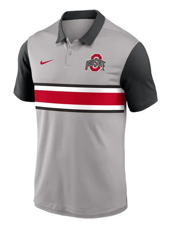 Nike Ohio State Vapor Dri-fit College Polo - Grey