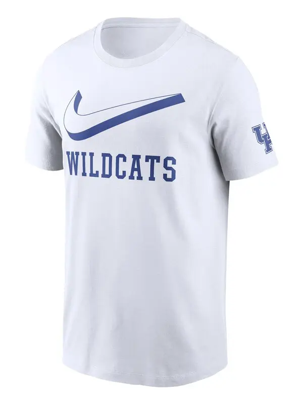 Nike Kentucky Primetime Campus 2-hit Swoosh College T-shirt - White
