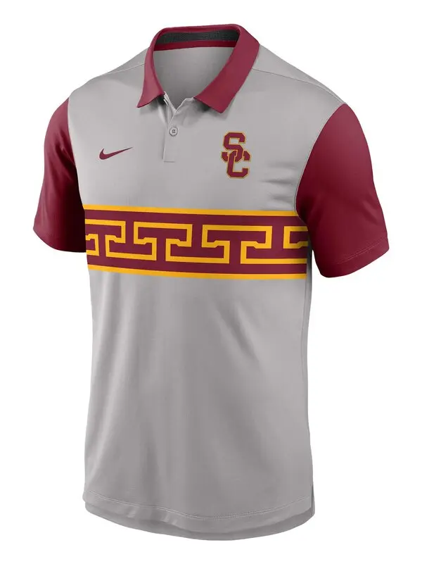 Nike Usc Vapor Dri-fit College Polo - Grey