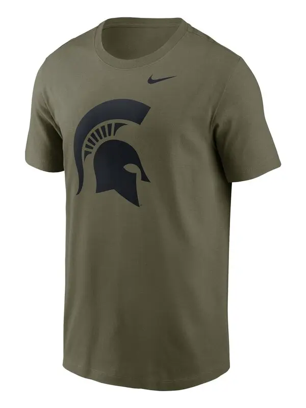Nike Michigan State Campus Primetime Dri-fit College T-shirt - Brown