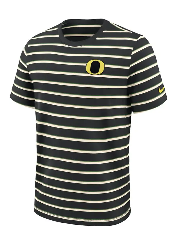 Nike Oregon Athletic Prep Legacy Summit Stripe College T-shirt - Black