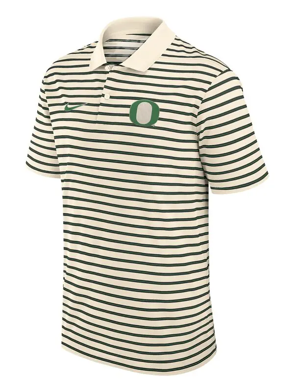 Nike Oregon Striped Dri-fit College Polo - Brown