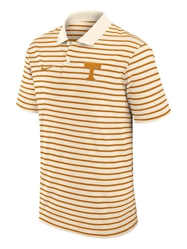 Nike Tennessee Striped Dri-fit College Polo - Brown
