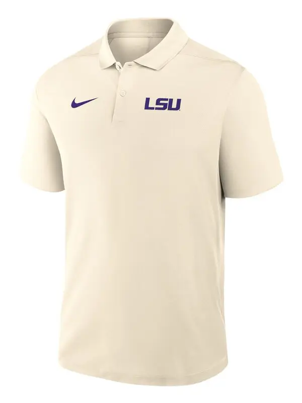 Nike Lsu Victory Primary Logo Dri-fit College Polo - Brown