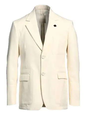 LARDINI Blazer Cream Size Wool - White