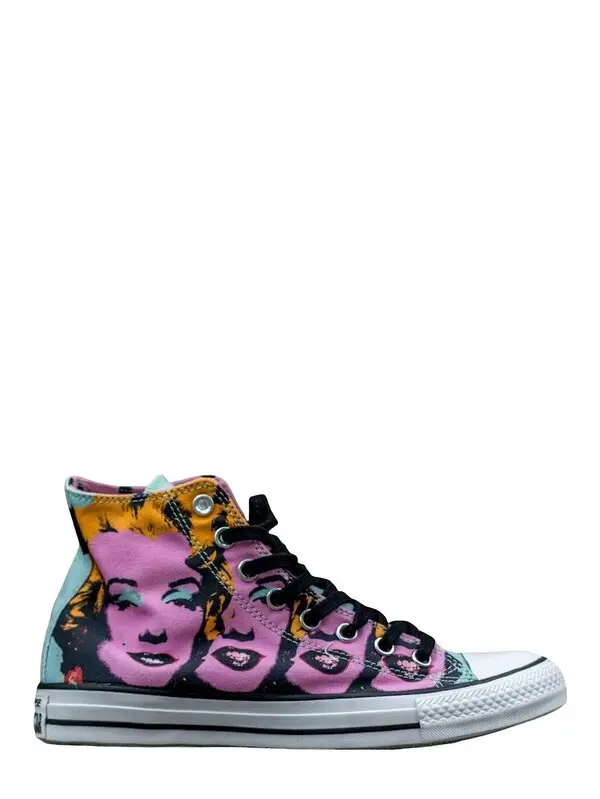 CONVERSE Chuck Taylor All Star Hi Andy Warhol Sneakers - Lichen/orchid Smoke/white