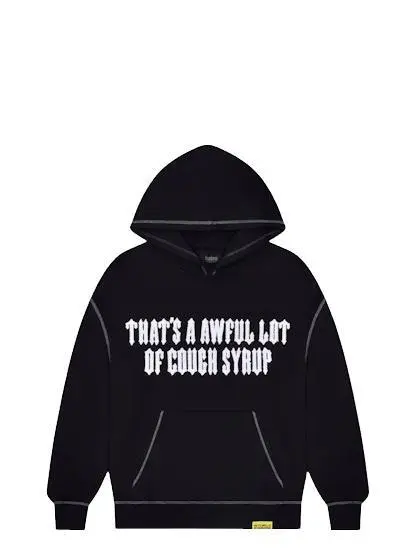 Trapstar X Cough Syrup Hoodie - Black