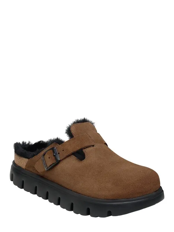 BIRKENSTOCK Papillio Boston Clogs - Dark Tea