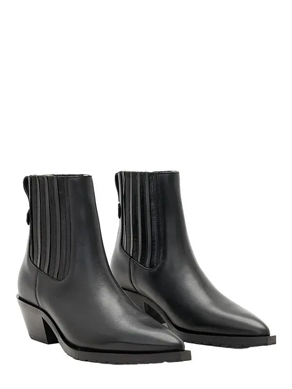 ALLSAINTS Marcie Leather Chelsea Boots - Black