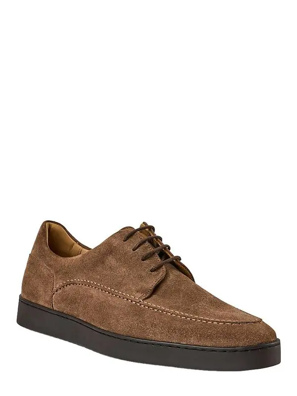 Bruno Magli Perseo Suede Oxford Shoes - Taupe Suede