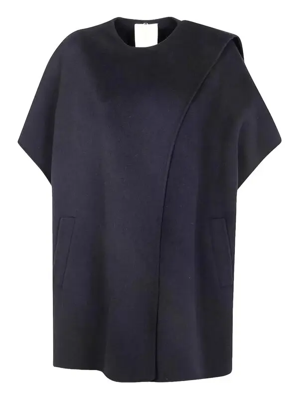 Mantū Wool Cape - Black