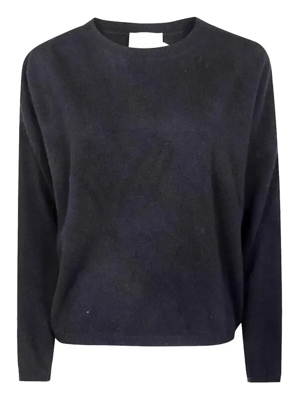 ABSOLUT CASHMERE Crew-neck Cashmere Sweater - Black