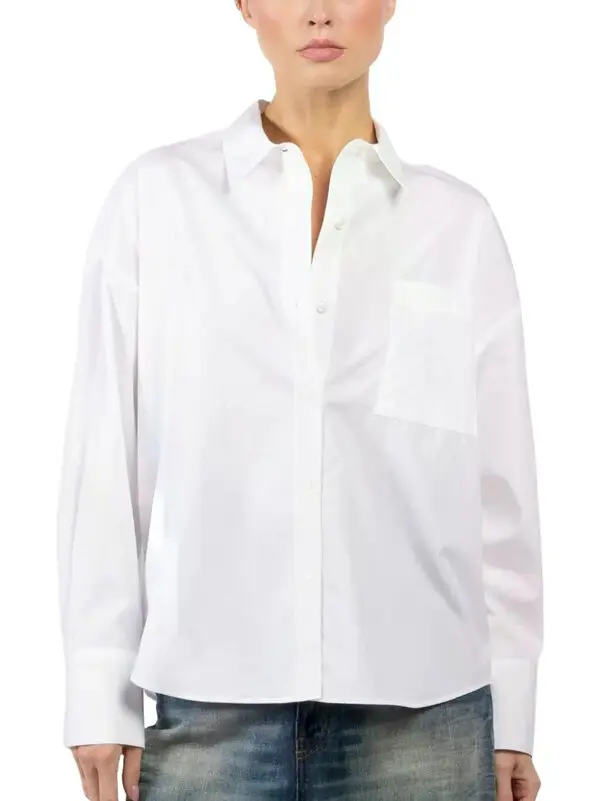 ARLO MOTT Side-slit Shirt - White