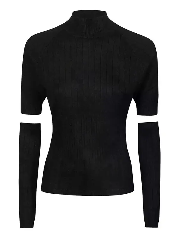 HINNOMINATE Ribbed-knit Jumper - Black