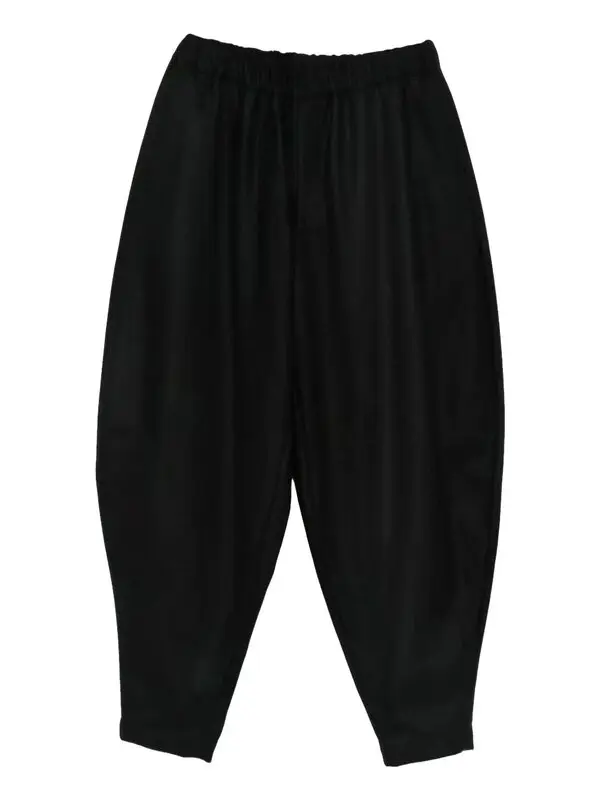BLACK COMME DES GARÇONS Wool Trousers - Black