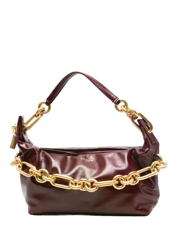 Balmain Medium Sync Shoulder Bag - Brown