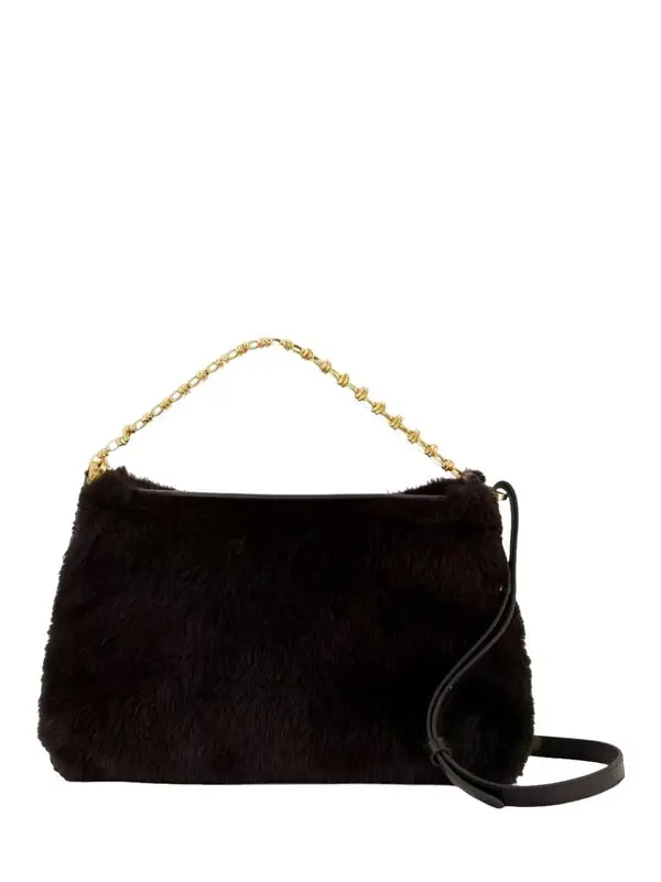 Vanessa Bruno Daily Chain Gm Shoulder Bag - Brown