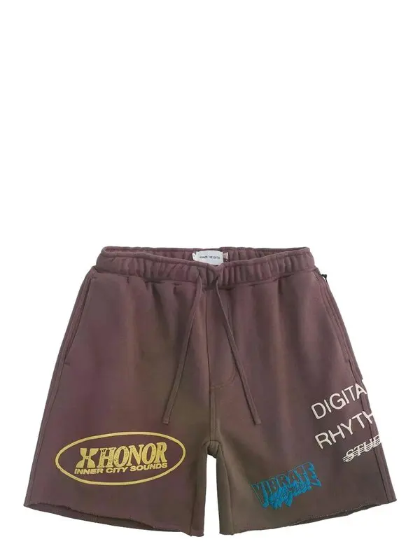 HONOR THE GIFT Studio Terry Shorts - Brown