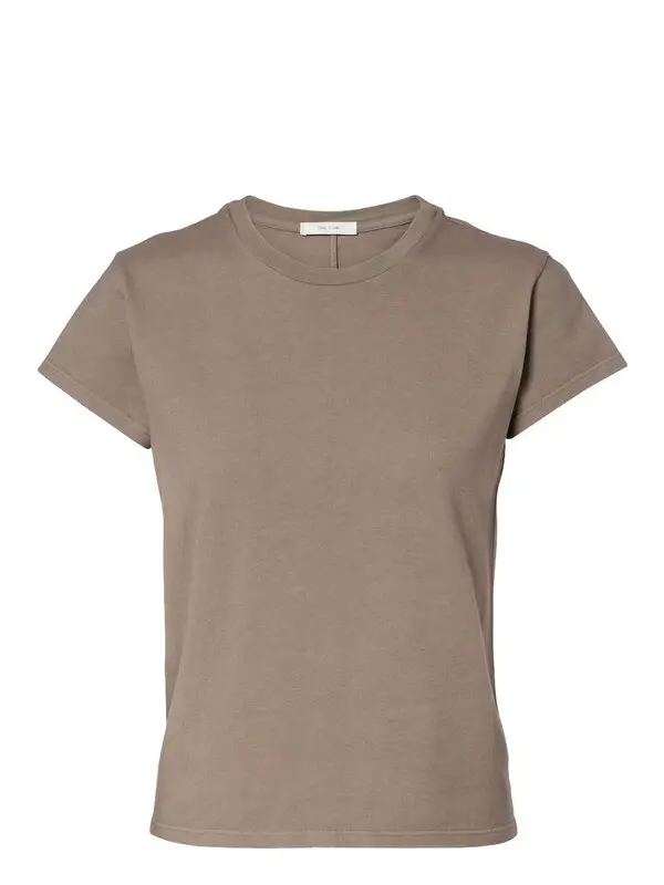 THE ROW Tori Cotton T-shirt - Brown