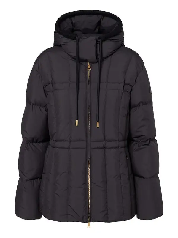 Moncler Estom Hooded Down Jacket - Black
