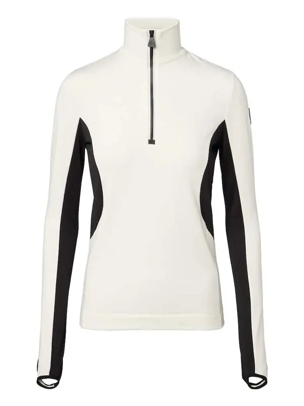 Moncler Half-zip Ski Top - White