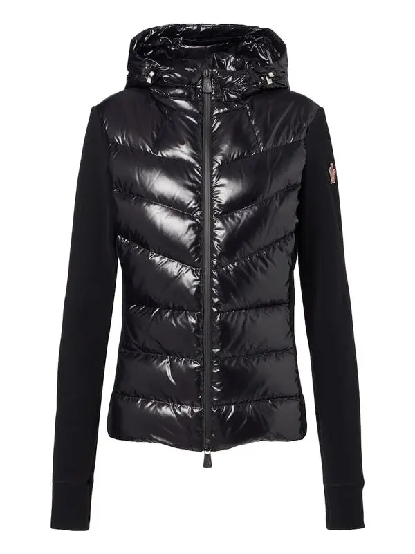 Moncler Down-paneled Jacket - Black