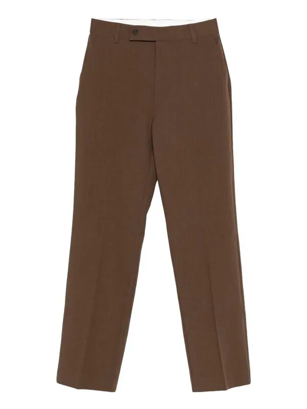 YERSE Saigon Pants In Wool Blend - Brown