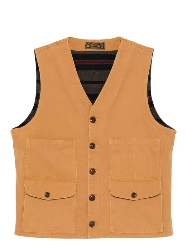 CHESAPEAKE'S Buttoned Vest - Brown