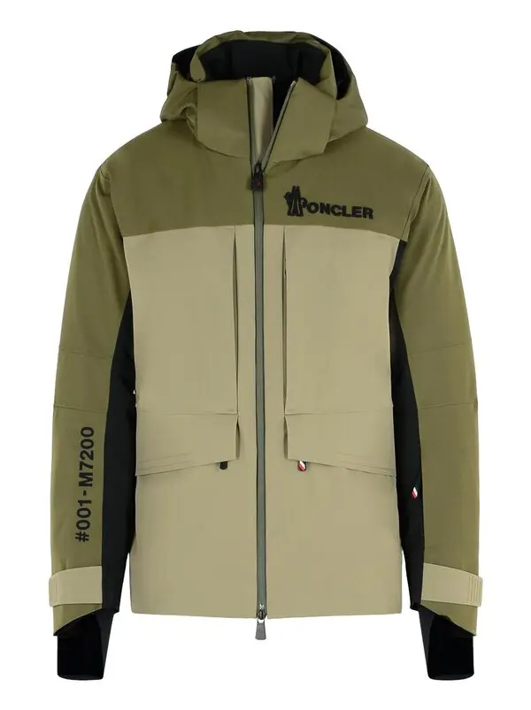 Moncler Vallatscha Polyamide Blend Jacket - Green