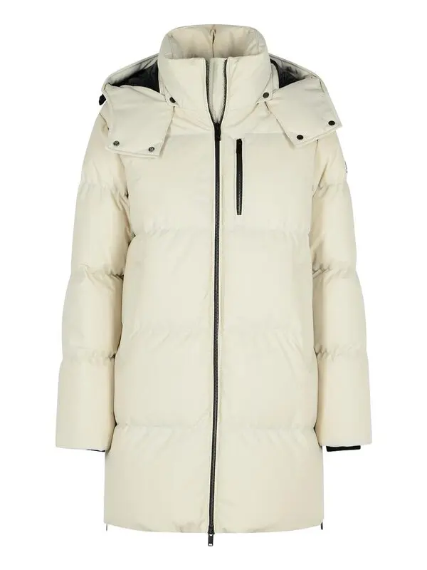 Moose Knuckles Chelia 3q Ivory Down Jacket - Beige
