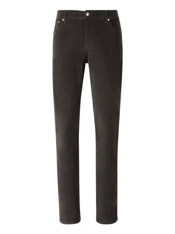 RICHARD J. BROWN Slim Velvet Pants - Brown