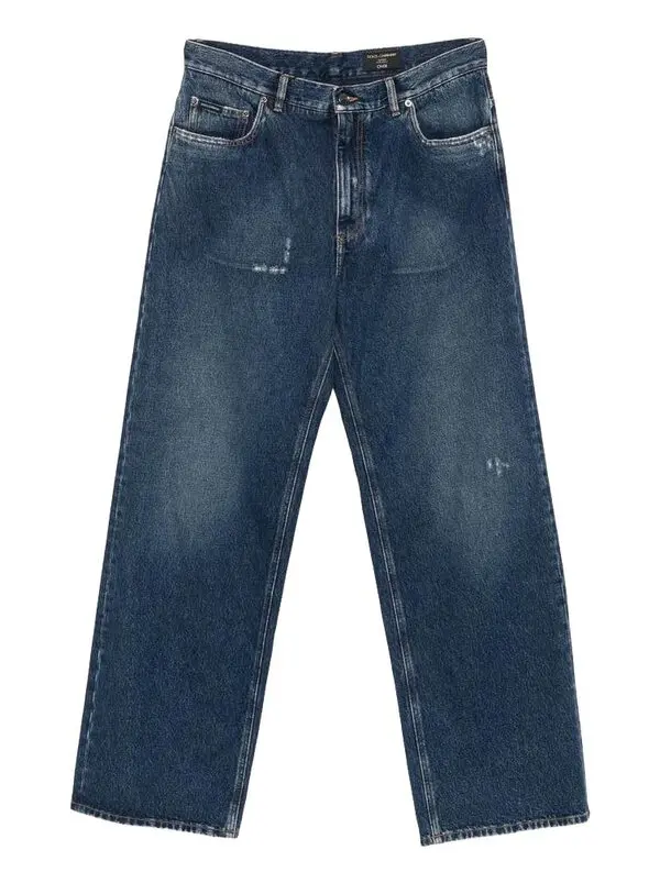 Dolce & Gabbana Straight Leg Denim - Blue