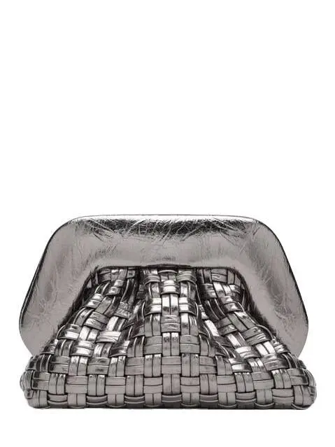 THEMOIRE Braided Clutch - Metal