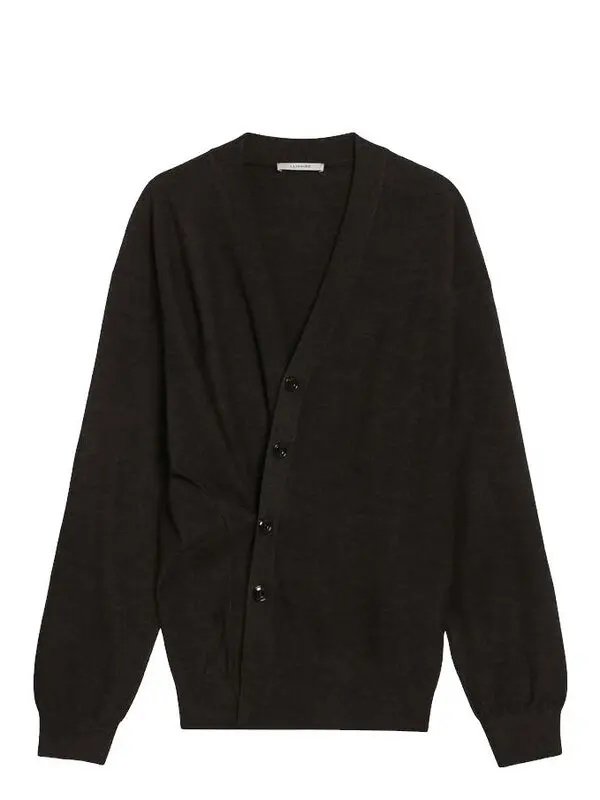 LEMAIRE Wool-blend Cardigan - Brown