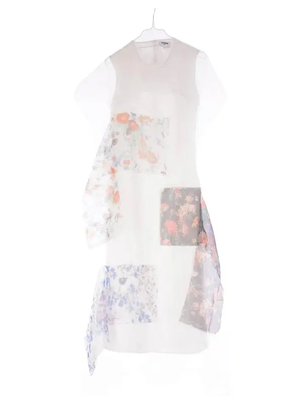 ZOMER Printed Dress - White Printed