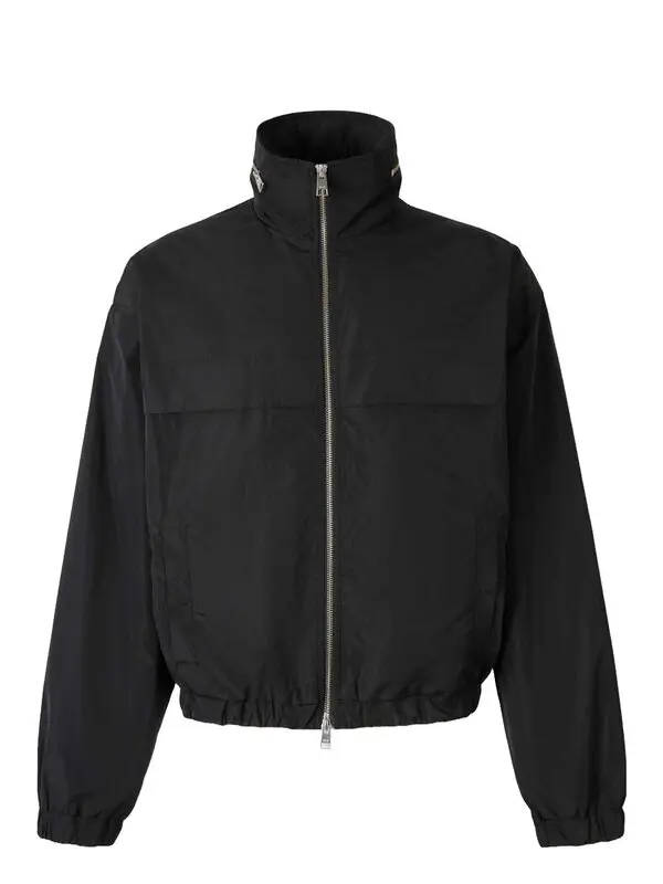 Ami Technical Jacket With Logo - Black